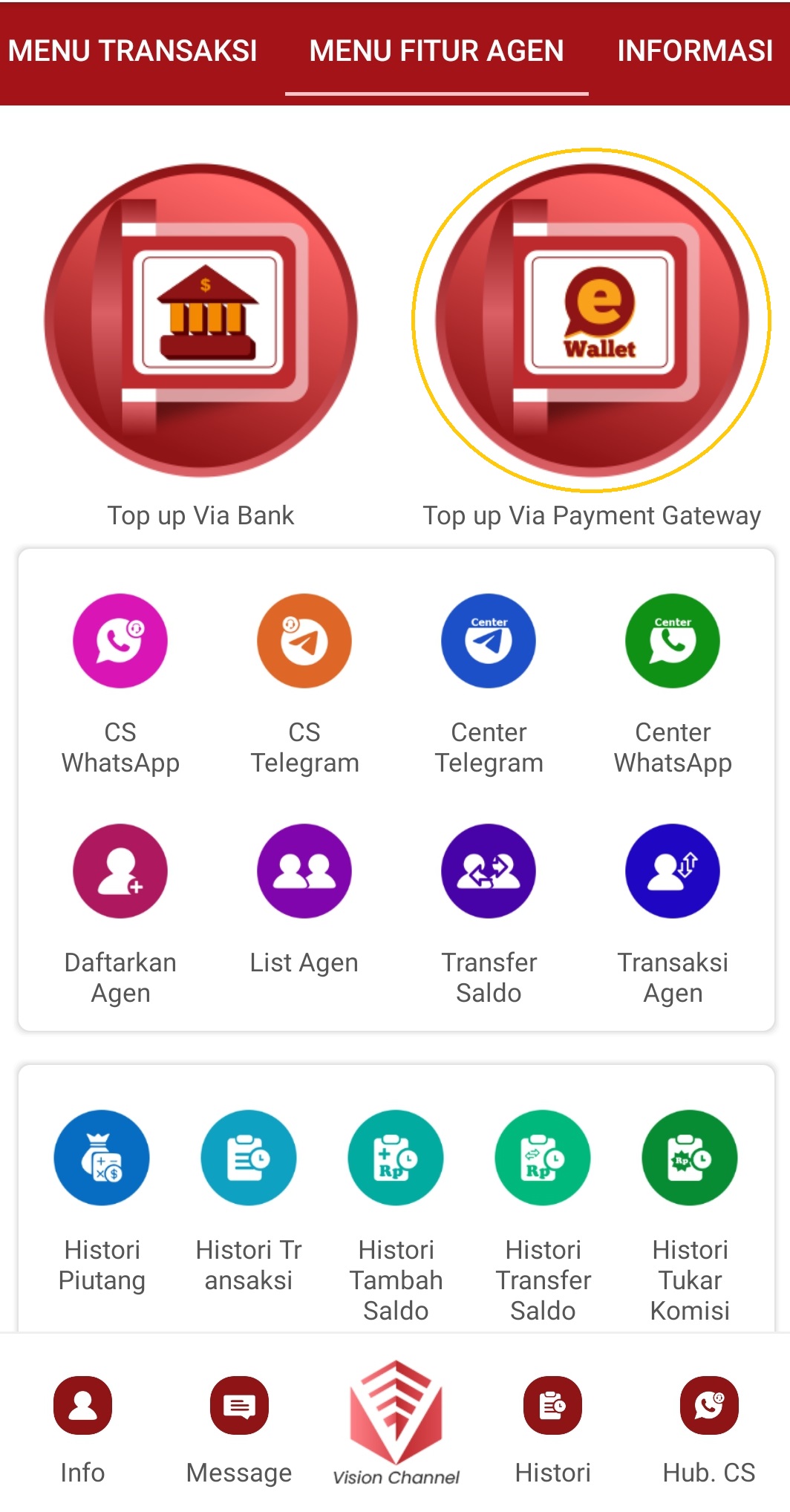 Panduan Cara Isi Saldo - Distributor Pulsa, Paket Data & PPOB