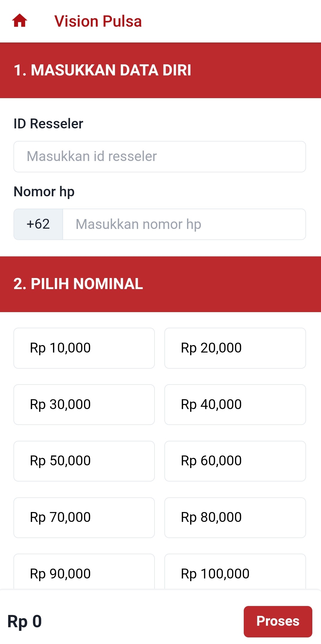 Panduan Cara Isi Saldo - Distributor Pulsa, Paket Data & PPOB